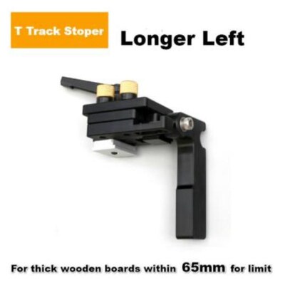 Chute T Track Slot Miter Track Jig Stopper Aluminum Sliding