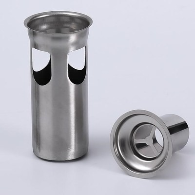 Gravity Flip Cover Stainless Steel Floor Drain Core Odor-pro