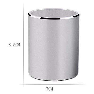 Pen Holder Desktop Storage Aluminium Alloy Cosmetic Pencil P