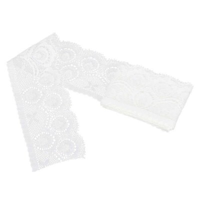 fabric african lace fabric Lace Ribbon 5cm Wide White Nylon
