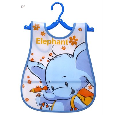 Spring Summer Waterproof Baby Bibs Polyester TP Coating Feed