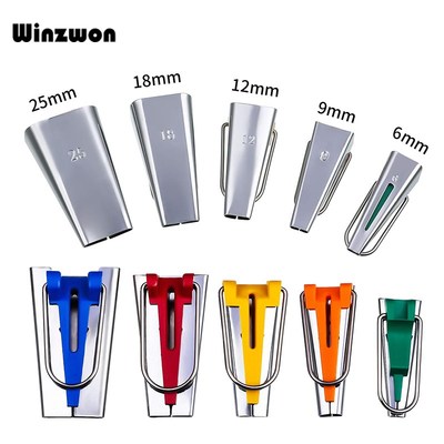 5Pcs/set Sewing Accessories Bias Tape Maker 6/9/12/18/25mm F