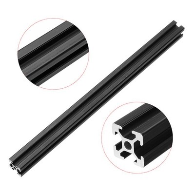 700mm Length Black 2020 T-Slot Aluminum Profiles Extrusion F