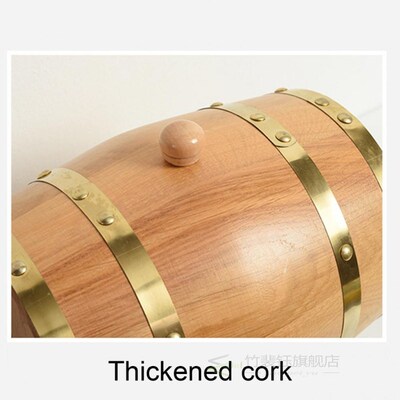 Wood Wine Barrel Beverage Beer Turnover Bucket Large Capacit