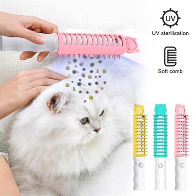 Hair Removal Comb Beauty Comb With Disinfection Lamp For Dog