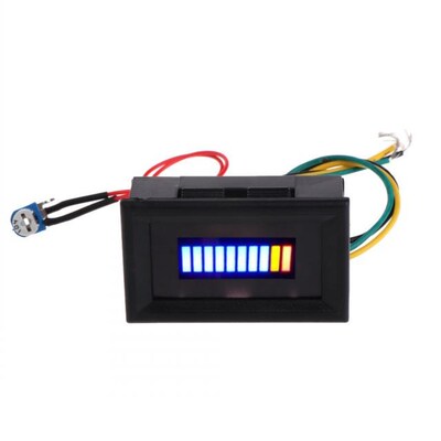12V Unversal Motorcycle Car Oil scale meter LED Oil Fuel lev
