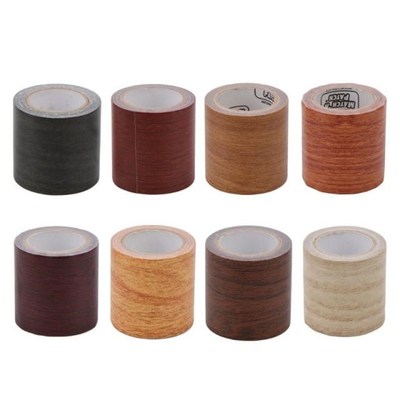 5M/Roll Realistic Woodgrain Repair Adhensive Duct Tape 8 Col