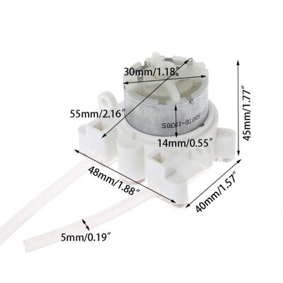 DIY Peristaltic Pump Peristaltic Dosage Head Engineering 6V