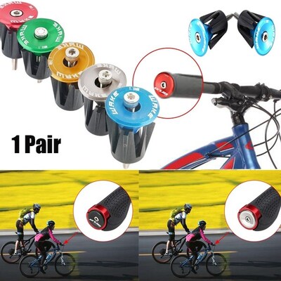 One Pair Bike Bicycle Aluminum Handlebar Grips Handle Bar Ca