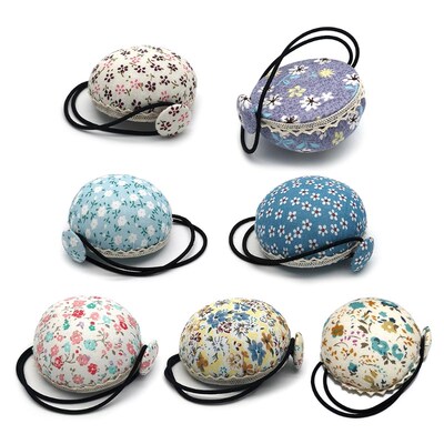 Lovely Ball Shaped Needle Pin Cushion Pincushion Elastic Wri