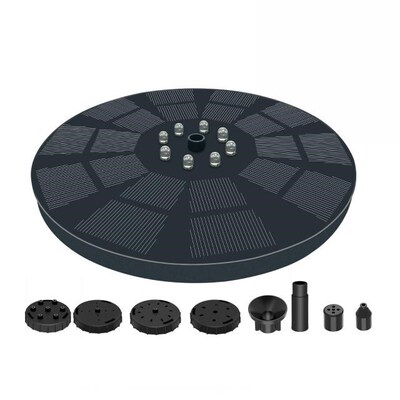 3W Solar Fountain Pump Solar Powered Outdoor Bird Fountain 7