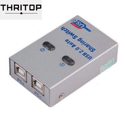 2 ports hub usb 2.0 auto sharing switch with cd for printer