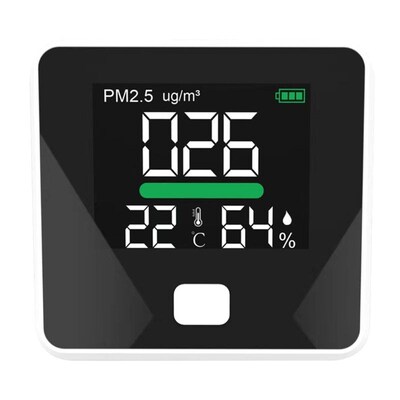 PM2.5 Air Quality Monitor Digital Gas Detector Air Temperatu