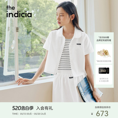 the indicia标记2026夏季新款学院风极简松弛感短裙套装L2B6TZ169
