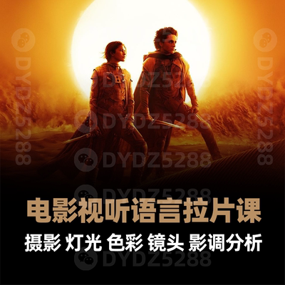 A19 电影视听语言拉片分析课程 9部电影分析摄影灯光色彩镜头影调