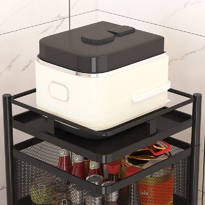 极速Rotating Shelf Floor 3 Layers Square HousehoTld Fruit an