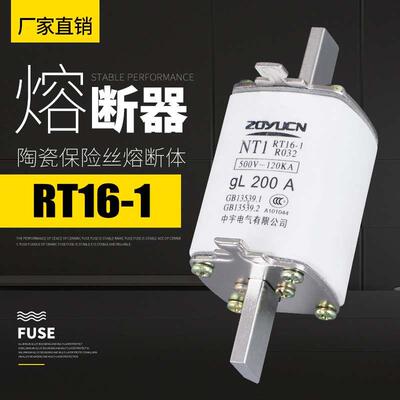 保险管丝 陶瓷熔断器熔芯NT1 RT16-1 R032 RT20 160A 200A 250A