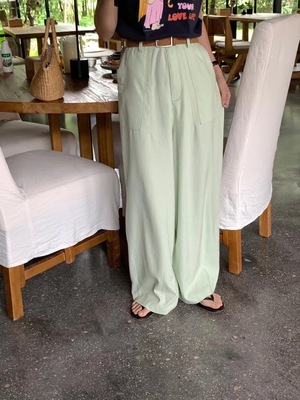 HaveU纯色百搭休闲裤女