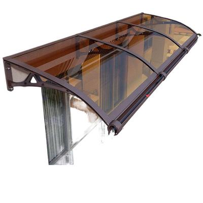 铝合金雨棚屋檐家用户外雨搭庭院门头阳台防飘雨挡板窗户遮阳雨篷