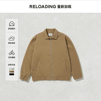 男士工装夹克重新加载服饰翻领