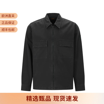 Hugo Boss 26秋冬新品 男士复古做旧牛仔夹克外套上衣 50567689