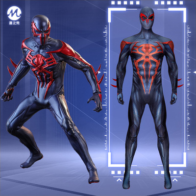 漫之秀蜘蛛侠cos服男漫威漫画2099v2同款连体衣cosplay紧身衣