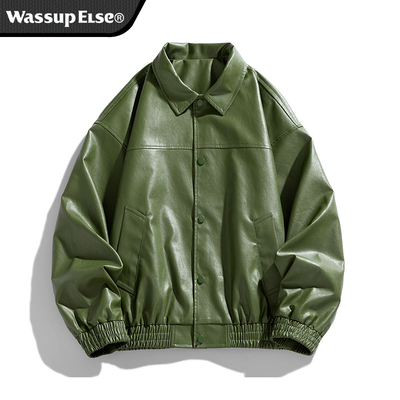 PU皮夹克男士机车外套官方旗舰店