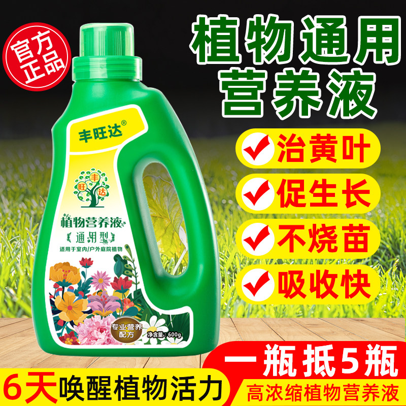 营养液植物通用型花肥家用盆栽绿萝发财树水培花草花卉肥料专用肥
