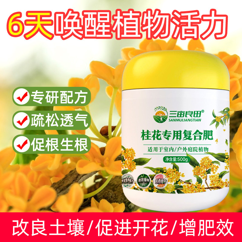 桂花树肥料专用肥营养液四季盆栽花肥通用复合肥绿植促花养花种花