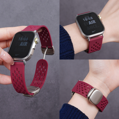 适用VIVOWatchgt2洞洞硅胶表带