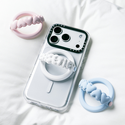 CASETiFY Cloud系列 Snappy™ 磁吸指环 棉云白/晨空蓝/奶糖粉 适用Magsafe手机支架通用