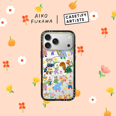 CASETiFY Aiko Fukawa系列 微笑嘉年华 适用于苹果iPhone17ProMax/17Pro/16ProMax/16Pro纤巧手机壳