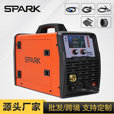 SPARK源头工厂无气二保焊机MIG 250SP数显屏幕电焊机