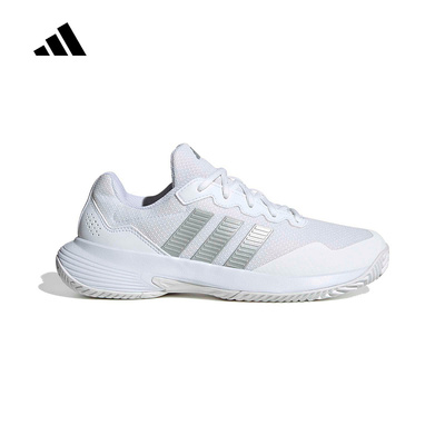 adidas阿迪达斯2026春女GAMECOURT 2 休闲百搭网球运动鞋 KI0789