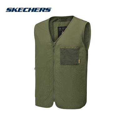 SKECHERS|（新款）2025夏中性无袖T恤 P225U068-0050