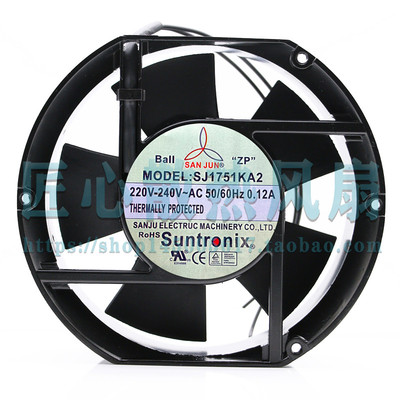 SUNTRONIX SJ1751KA2 AC220V  0.12A 17厘米散热轴流风扇