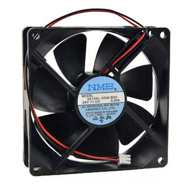 日本NMB 9025 9cm变频器风扇 工控机 24V 0.20A 3610KL-05W-B50