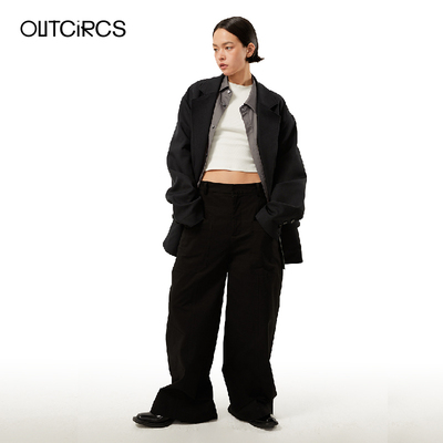 OUTCiRCS宽松西装落肩春夏