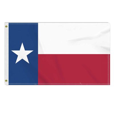 Texas Flag 德克萨斯州旗 90x150cm涤纶刺绣材质户外旗帜
