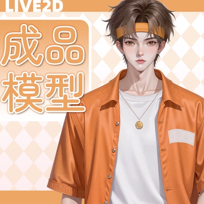 live2d虚拟主播皮套定制成品模型ai制图成品K076扭绘叽【已售】