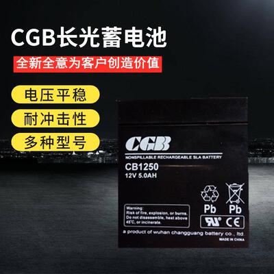 CGB蓄电池CB1250铅酸阀控密封式12VH直流屏UPS电源免维护