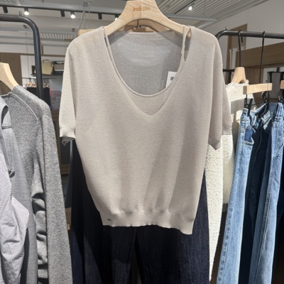 indiciatheL2B6ZZ115专柜正品标记女装显瘦v领针织衫吊牌价569