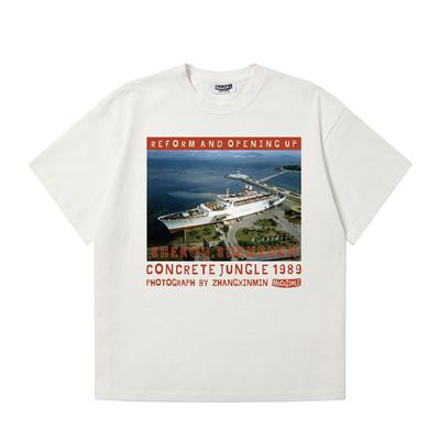 mocuishle（MCSL）城市限定「明华轮」短袖T恤TEE