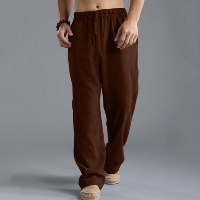 Large solid color breathable sports pant大码纯色透气运动长裤