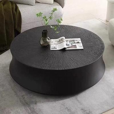 意式极简茶几Poliform设计师高端艺术客厅家用现代简约圆形茶几桌