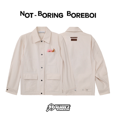 not-boringboreboi小狗毛织夹克