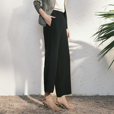 常规腰通勤唯尚长裤经典百搭