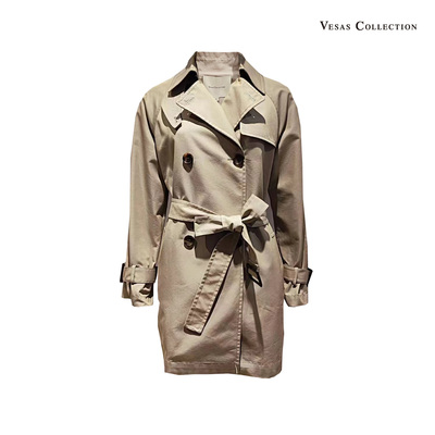 中长风衣唯尚长袖英伦