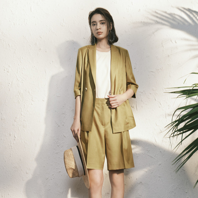 唯尚常规袖通勤七分袖