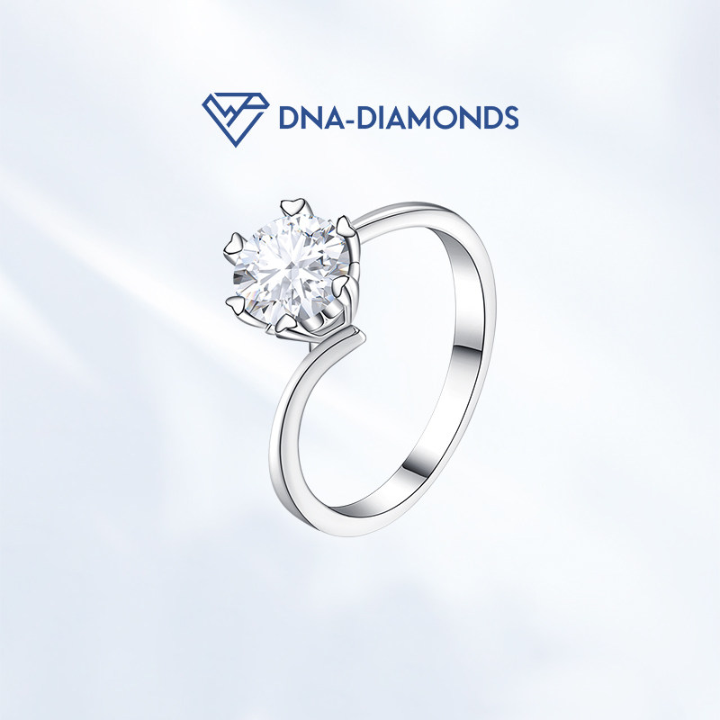 加拿大DNA-DIAMONDS培育生命钻石Destiny纪念钻戒宠物毛发DNA戒指_虎窝淘